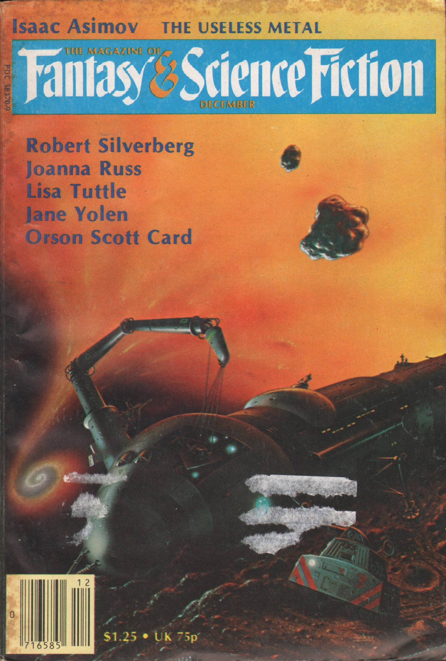 The Magazine of Fantasy and Science Fiction, December 1979 by Edward L ...