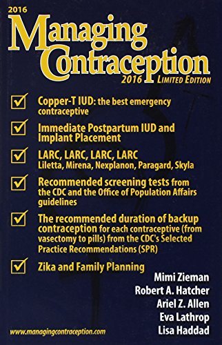 Managing Contraception 2016, Limited Edition by Mimi Zieman | Goodreads