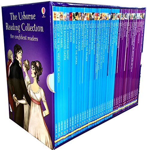 The Usborne Reading Collection for Confident Readers 40 Books Box Set ...
