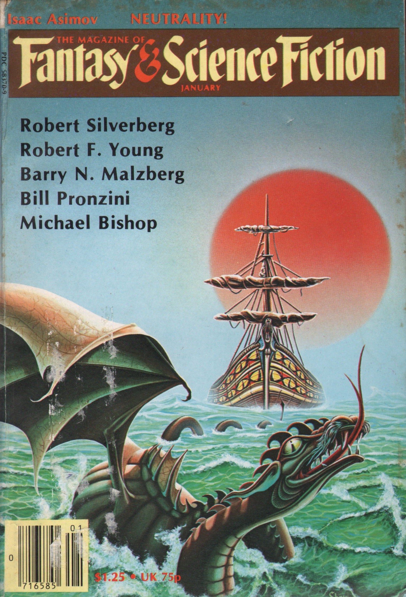 The Magazine of Fantasy & Science Fiction, January 1980 by Edward L ...