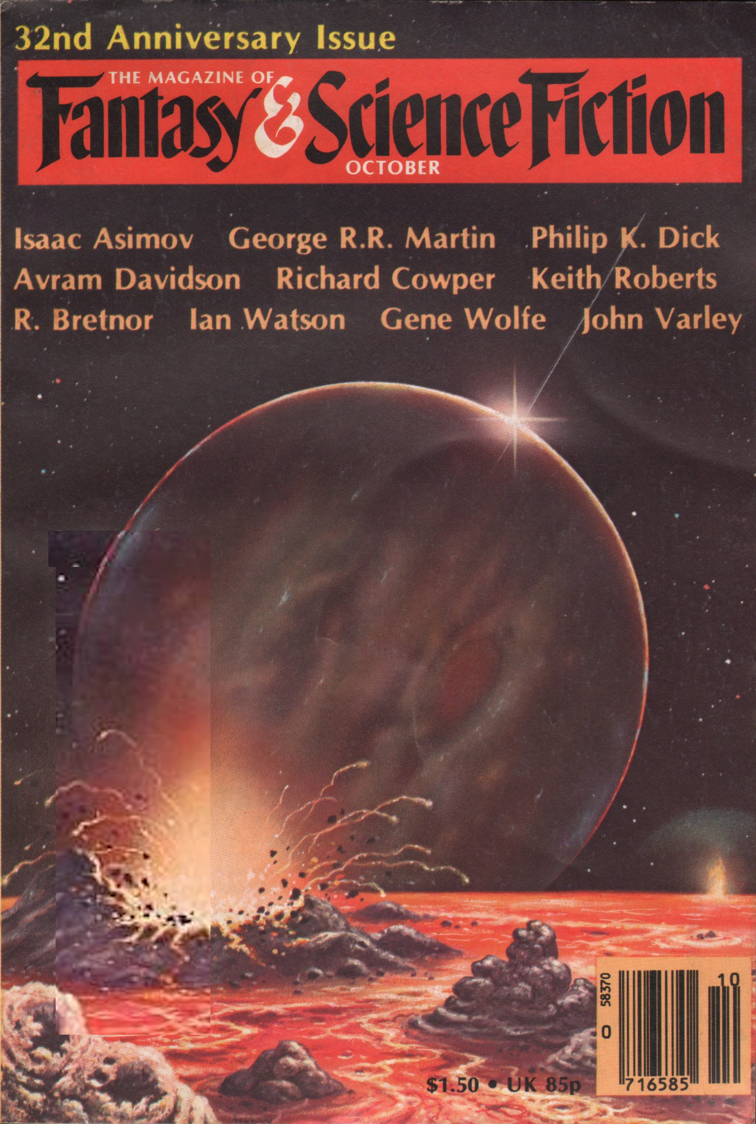 The Magazine of Fantasy & Science Fiction, October 1981 by Edward L ...