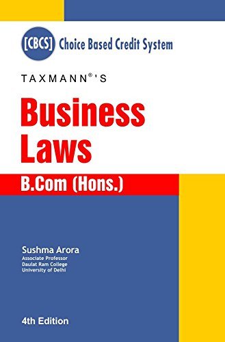 BUSINESS LAWS (B.Com Hons.) by Sushma Arora | Goodreads