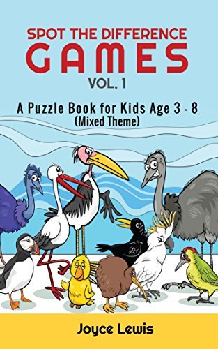 Spot the Difference Games Vol. 1: A Puzzle Book for Kids Age 3 – 8 ...