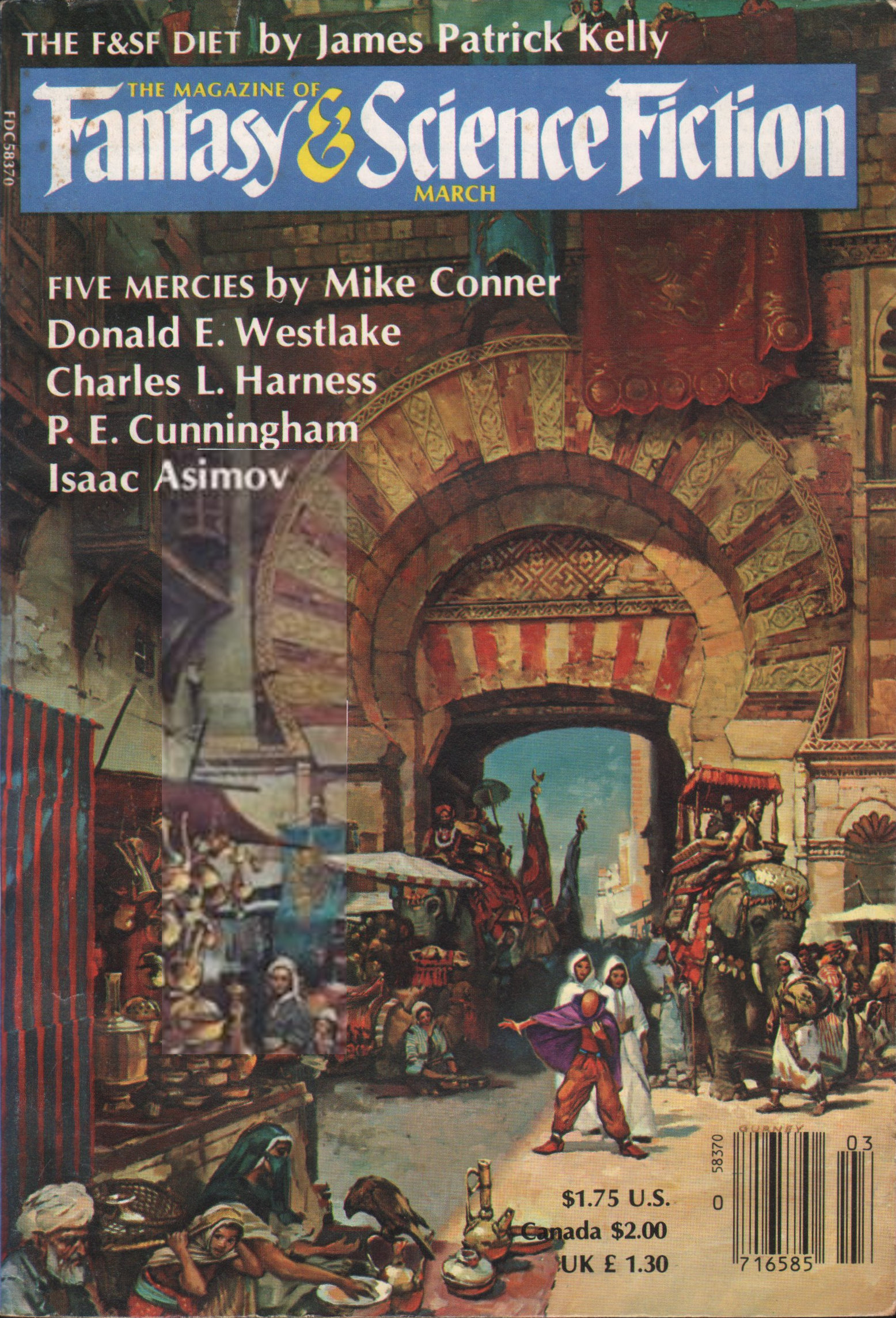 The Magazine of Fantasy & Science Fiction, March 1984 by Edward L ...