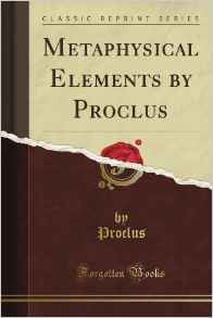 Metaphysical Elements by Proclus by Proclus | Goodreads