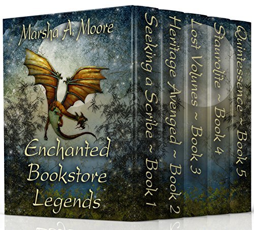 Enchanted Bookstore Legends: 5-book complete epic fantasy romance box ...