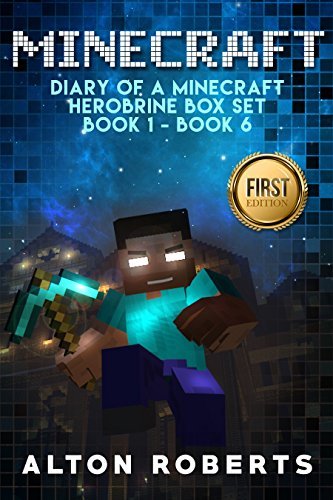 Minecraft: Diary of a Minecraft Herobrine Box Set Book 1 - Book 6 by ...