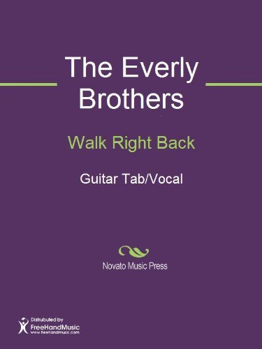 Walk Right Back Sheet Music by Sonny Curtis | Goodreads