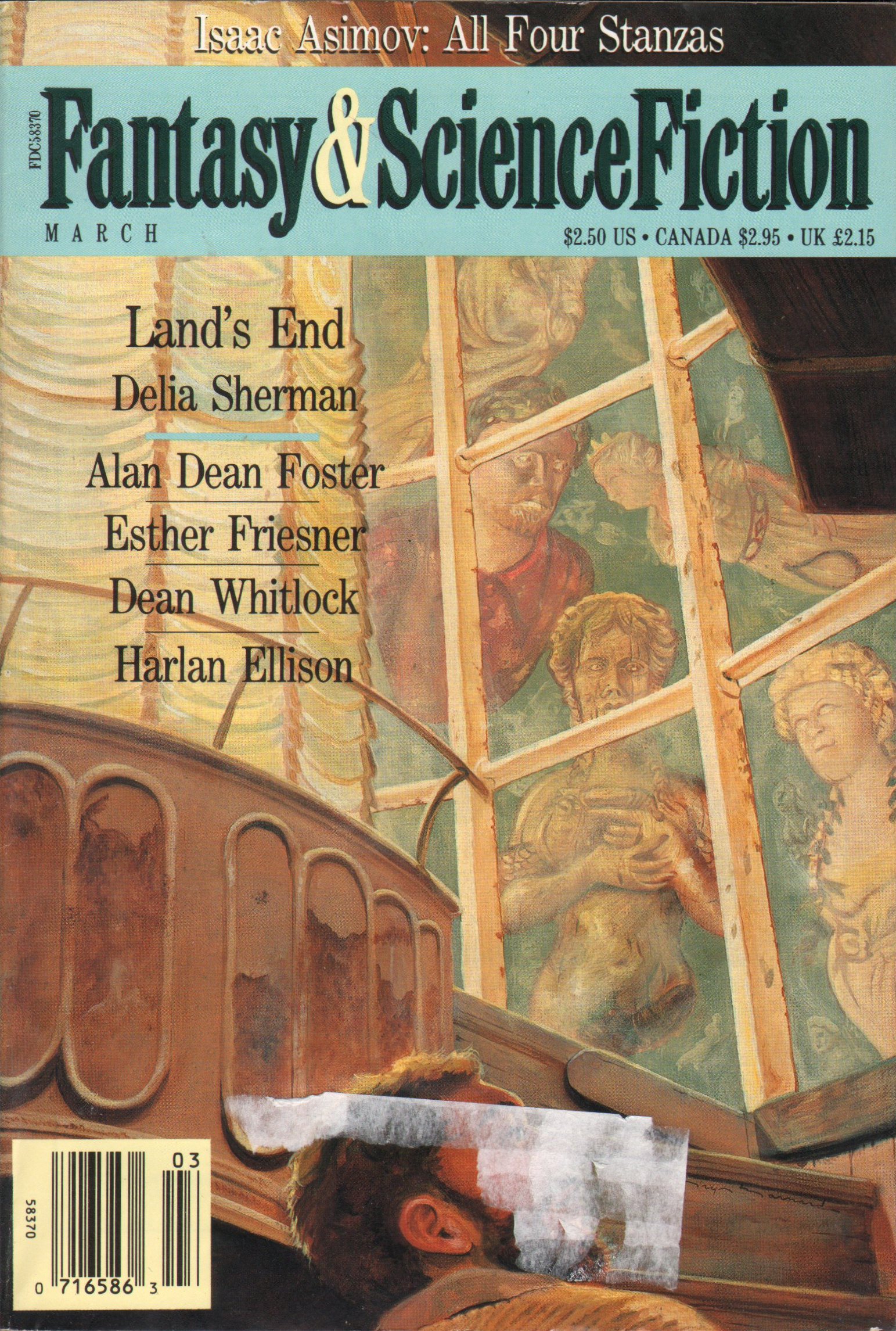 The Magazine of Fantasy & Science Fiction, March 1991 by Edward L ...