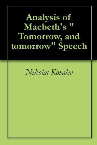 Macbeth Tomorrow Speech