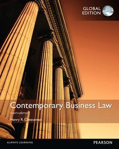 Contemporay Business Law by Henry R. Cheeseman | Goodreads