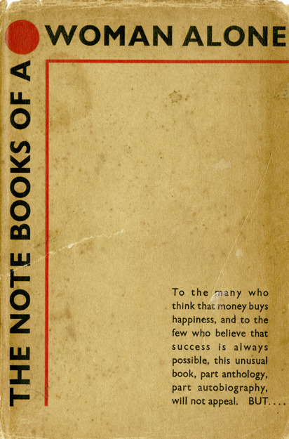 The Note Books of a Woman Alone by Evelyn Wilson | Goodreads