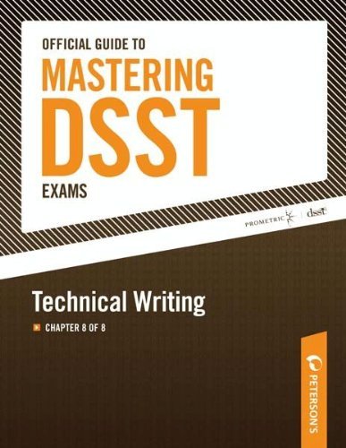 Official Guide to Mastering DSST Exams: Technical Writing by Peterson's ...