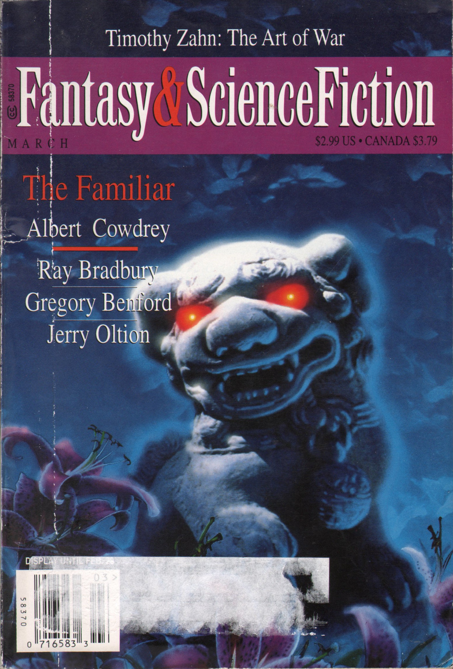 The Magazine of Fantasy & Science Fiction, March 1997 by Kristine ...