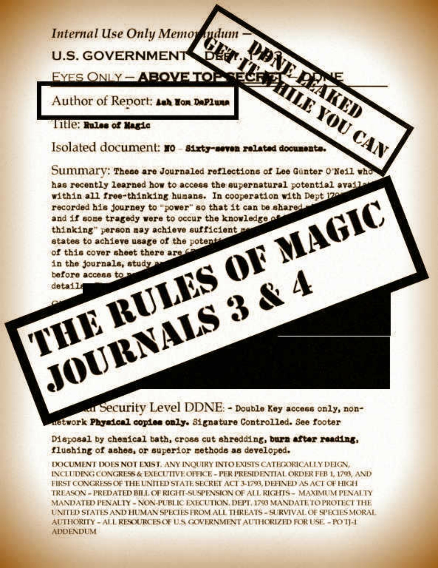 The Rules of Magic Journals 3-4 by Ash Nom DePlume | Goodreads