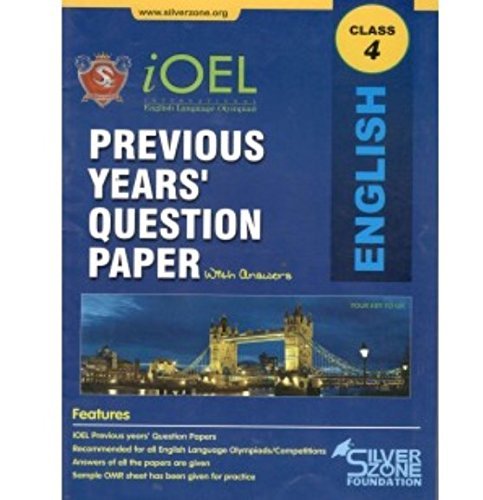 PREVIOUS YEARS' QUESTION PAPER ENGLISH CLASS 4, NA by Silver Zone ...