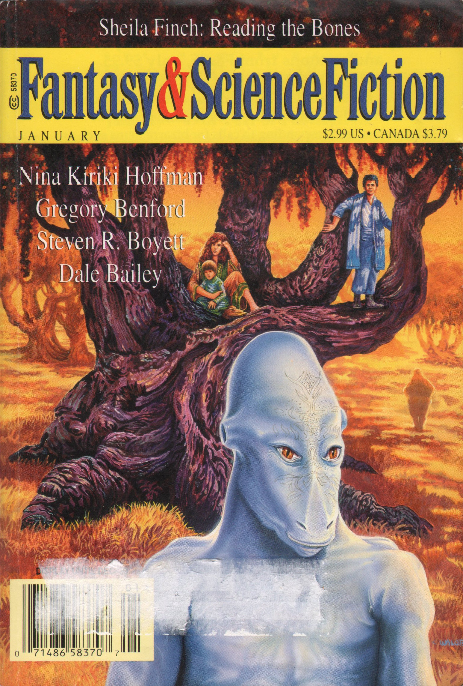 Fantasy & Science Fiction, Issue 558, January 1998 by Gordon van Gelder ...