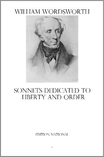 Sonnets Dedicated to Liberty and Order by William Wordsworth | Goodreads