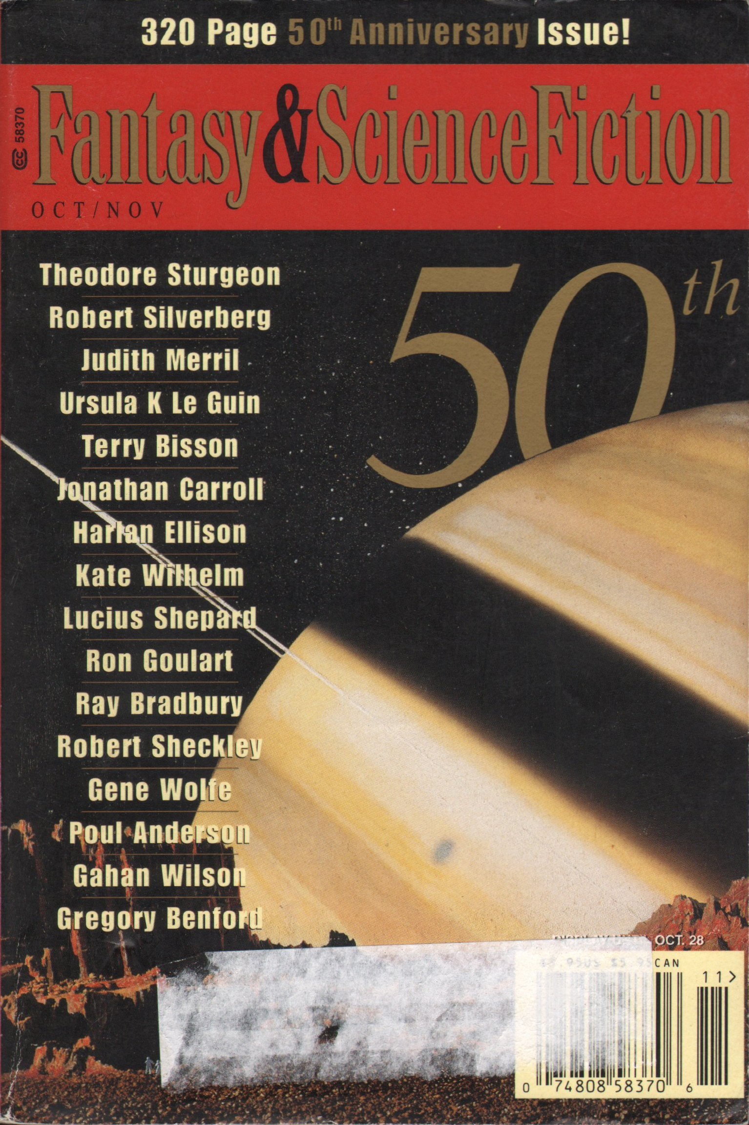 The Magazine of Fantasy & Science Fiction, October/November 1999 by ...