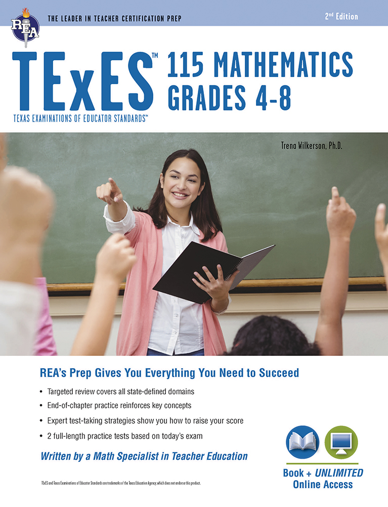 TExES Mathematics 4-8 (115) Study Guide 2025-2026 by Trena Wilkerson ...