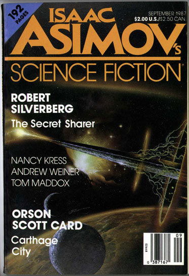Isaac Asimov's Science Fiction Magazine, September 1987 by Gardner Dozois | Goodreads