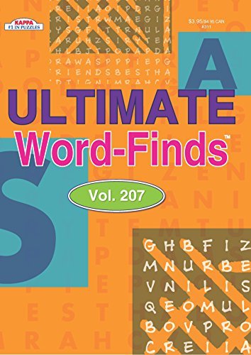 Ultimate Word Find Puzzle Book-Word Search Volume 225 by Kappa Books ...