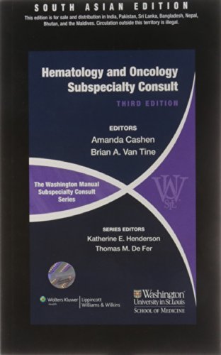 Manual Hematology/Oncology: Subspecialty Cons 3/e by Amanda F. Cashen ...