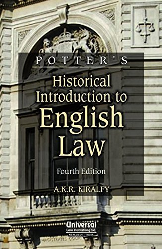 Historical Introduction to English Law by Potter | Goodreads