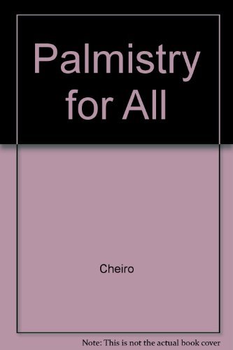 Palmistry for All by Cheiro | Goodreads