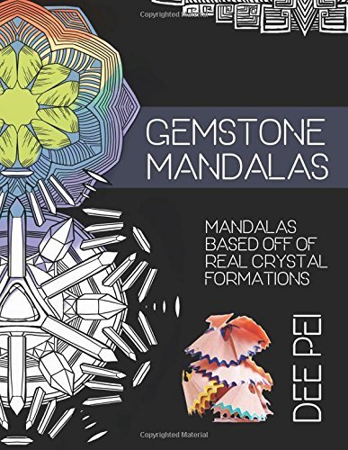 Gemstone Mandalas Coloring Book: A meditative coloring book experience ...