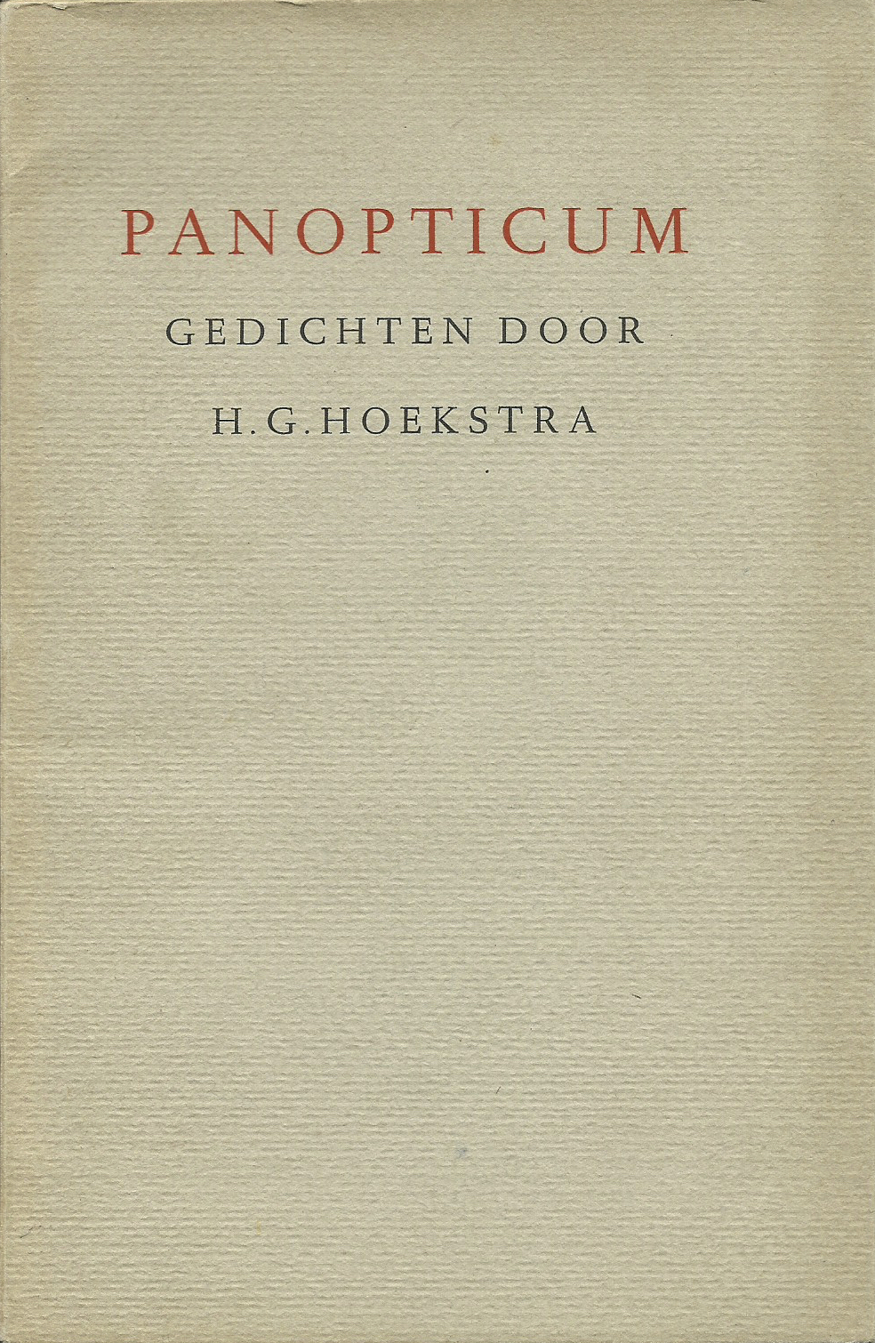Panopticum by Han G. Hoekstra | Goodreads