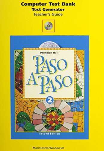 Paso a Paso 2000 High School Test Generator CD-ROM Level 2 by Prentice ...