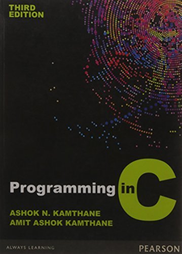 Programming in C by Kamthane | Goodreads