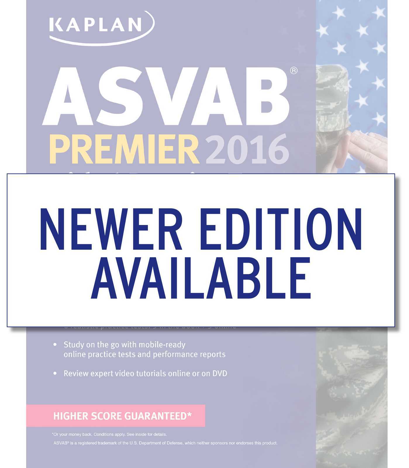 Kaplan ASVAB Premier 2016 with 6 Practice Tests: Book + Online by ...