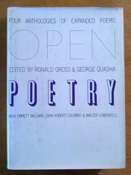 Open Poetry: Four Anthologies of Expanded Poems by George Quasha ...