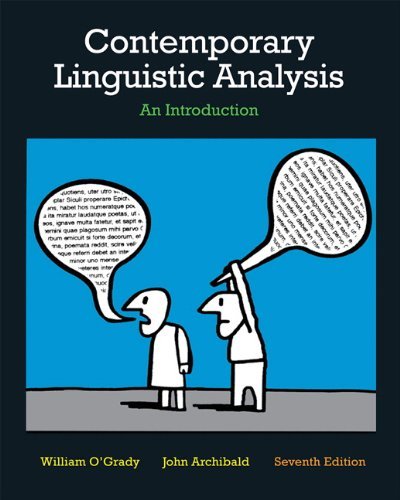Contemporary Linguistic Analysis by William D. O'Grady | Goodreads