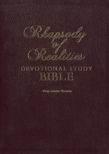 KJV Rhapsody Of Realities Devotional Study Bible by Chris Oyakhilome ...