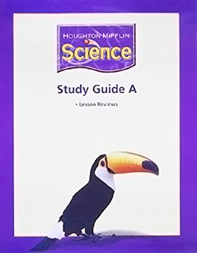 Houghton Mifflin Science: Study Guide “A” Extra Support BLM/TAE Book Grade 3 by Houghton Mifflin ...