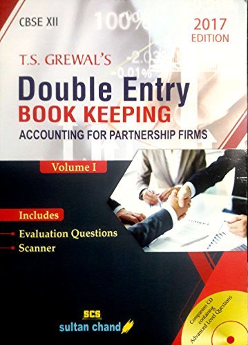 DOUBLE ENTRY BOOK KEEPING ACCOUNTING FOR PARTNERSHIP FIRMS VOLUME I ...