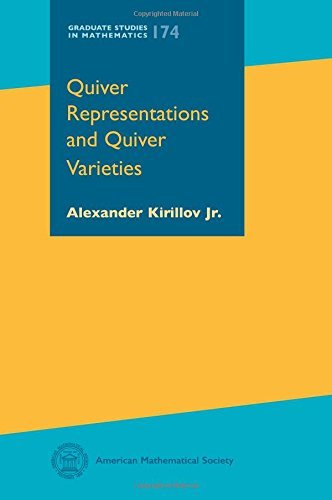 Quiver Representations and Quiver Varieties (Graduate Studies in Mathematics) by Alexander A ...
