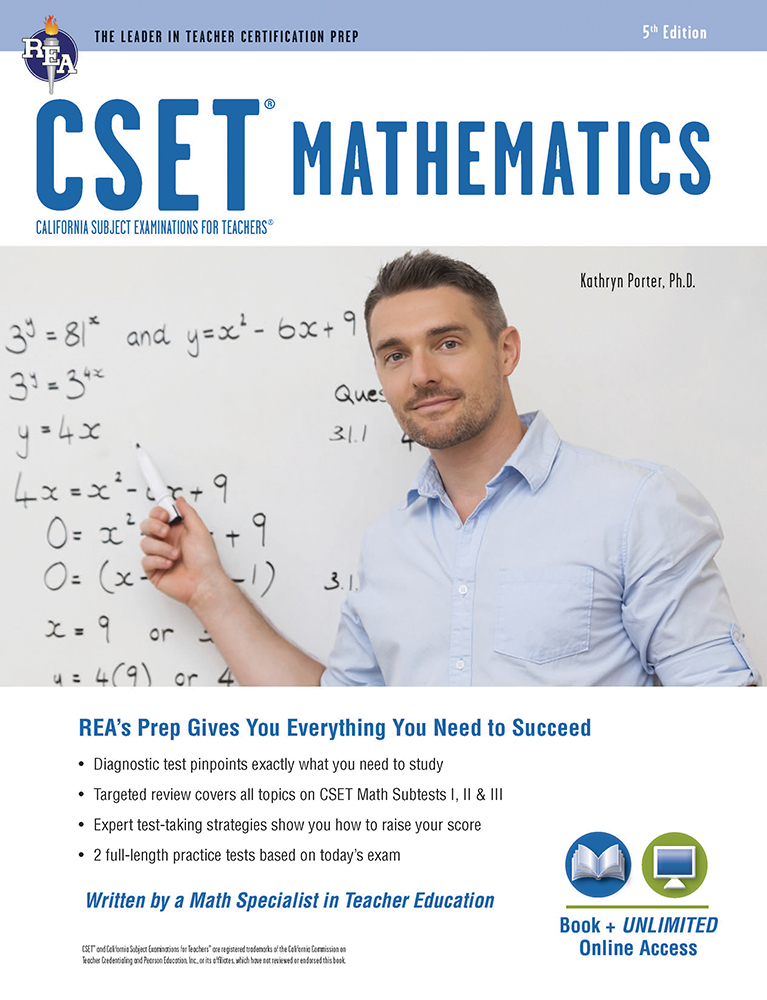 CSET Mathematics Book + Online by Kathryn Porter | Goodreads