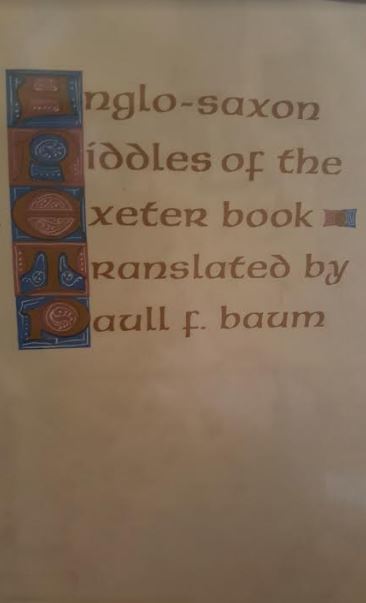 Anglo-Saxon Riddles of the Exeter Book by Paull Franklin Baum | Goodreads