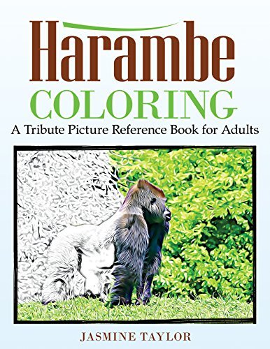 Harambe Coloring: A Tribute Picture Reference Book for Adults by ...
