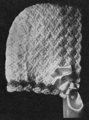 #0242 INFANT BONNET VINTAGE CROCHET PATTERN by Princess of Patterns ...