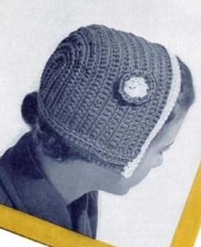 #0371 SHAKER BONNET VINTAGE CROCHET PATTERN by Princess of Patterns ...