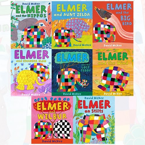Elmer Classic Picture Books Series Books 1 - 12 Collection Set by David McKee by David McKee ...