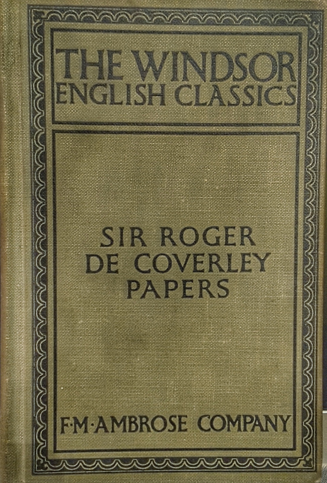 Sir Roger De Coverley Papers by Richard Steele | Goodreads