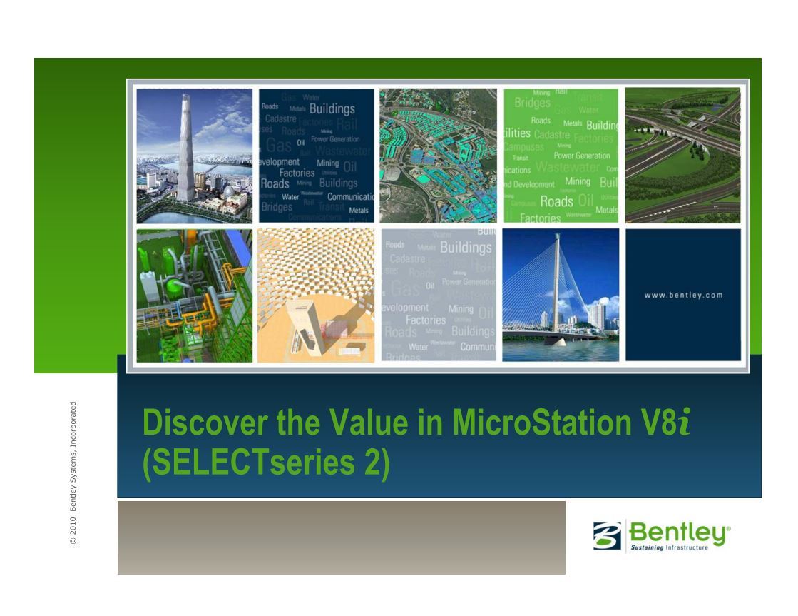 Bentley - Discover the Value in MicroStation V8i by Bentley Systems ...
