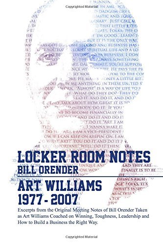 Locker Room Notes: Bill Orender's original meeting notes taken as Art ...