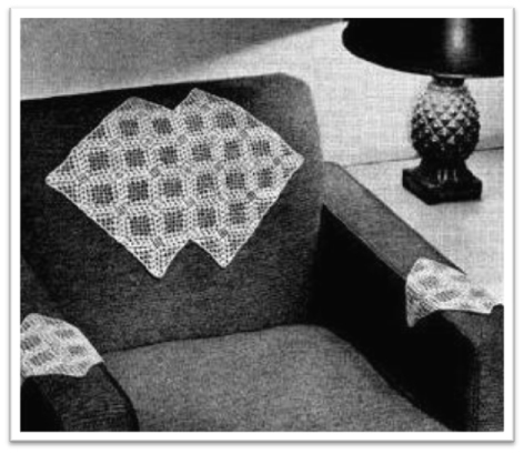 #2771 OLD BROCADE VINTAGE CROCHET PATTERN by Princess of Patterns ...